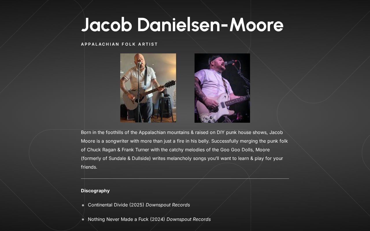 Jacob Danielsen-Moore | Appalachian Folk Artist